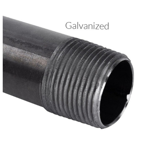 3/4" Galvanized Steel Schedule 40 Pipe | Sedco Pier Inc.