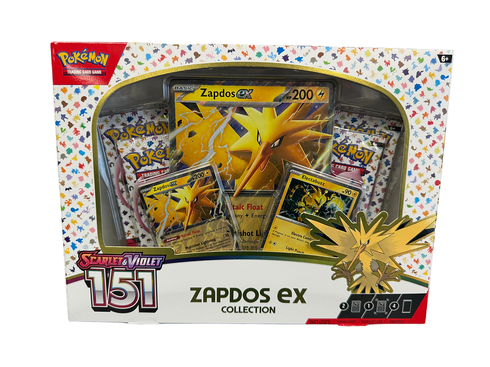 Pokemon Scarlet & Violet Zapdos Ex Collection | BB Sports Cards