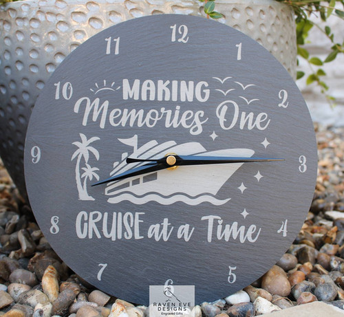 Engraved Gifts | 'Making Memories One Cruise At A Time' Engraved Welsh ...