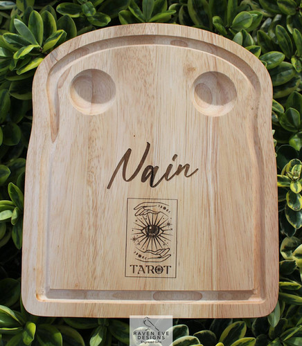 Engraved Gifts | Personalised 'Tarot Card' Engraved Toast Shaped Egg ...