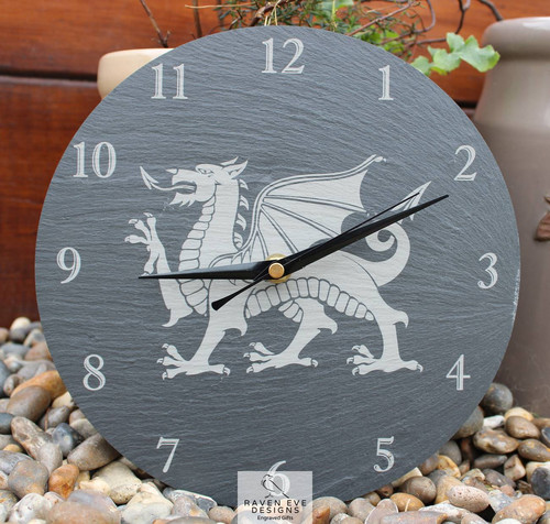 Engraved Gifts | 'Welsh Dragon with Imprint Numbers' Engraved Welsh ...