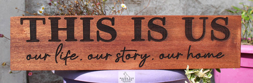 Engraved Gifts | 'This Is Us Our Life Our Story Our Home' Engraved ...