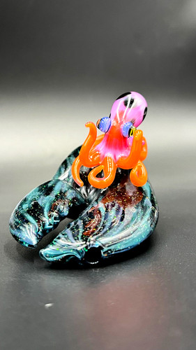 Mrs. Claws X Burtoni X Acadian Glass Works | Rip Tide Smoke Shop
