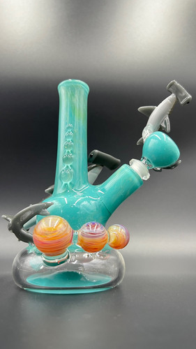 Justin Barr Mini Hammer Head Beaker | Rip Tide Smoke Shop