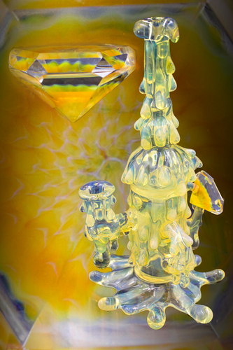 Beak Glass Diamond Klein | Rip Tide Smoke Shop