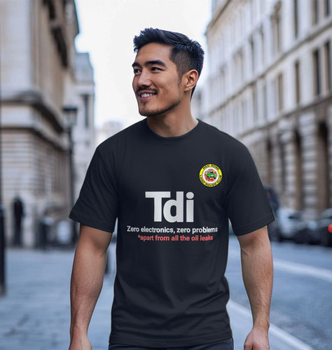 Adult Tdi Zero Problems Printed T-Shirt | Red Rose Land Rover