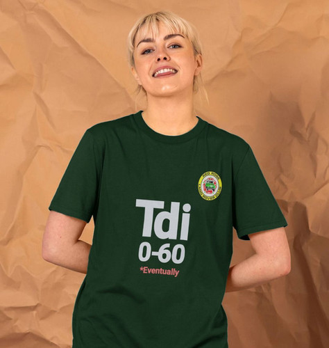 Adult Tdi 0-60 Printed T-Shirt | Red Rose Land Rover