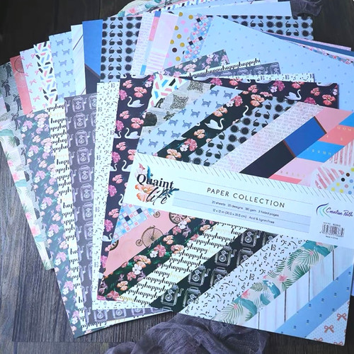 Quaint Life - Paper Pad 30.5cm 正方卡紙本 | Moments in Time DIY Shop 手作禮物專門店 ...