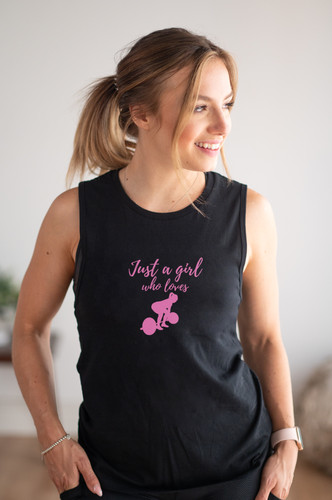 Just a Girl - Black Tank | Love Her Shop