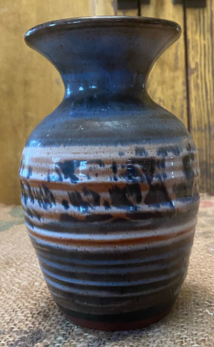 LLANGOLLEN POTTERY - Early wheel thrown terracotta studio pot ...