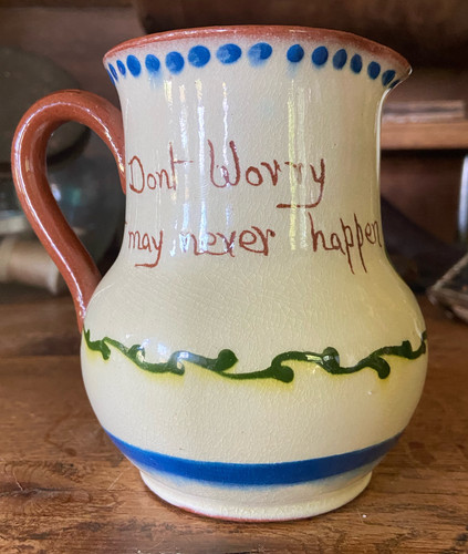 Watcombe Torquay Pottery Motto Ware Jug | AnnieIdells.com