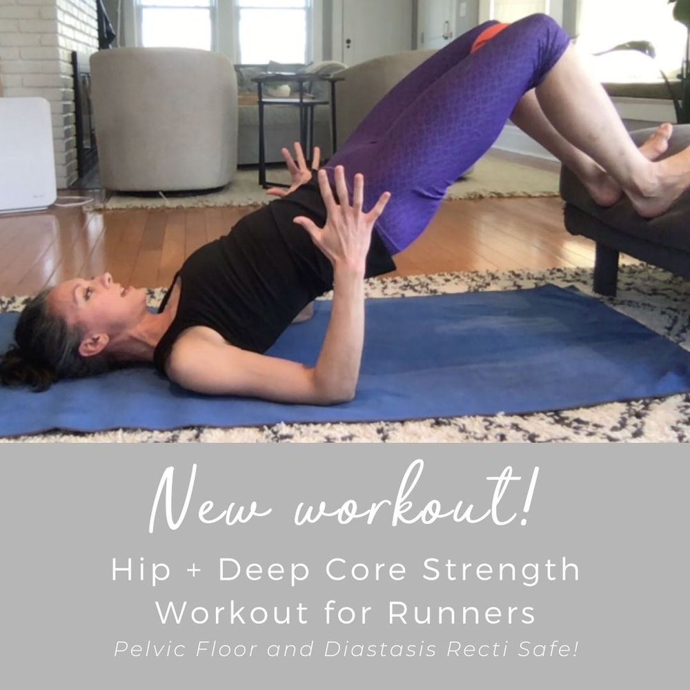 Hip + Deep Core Strength workout for Runners