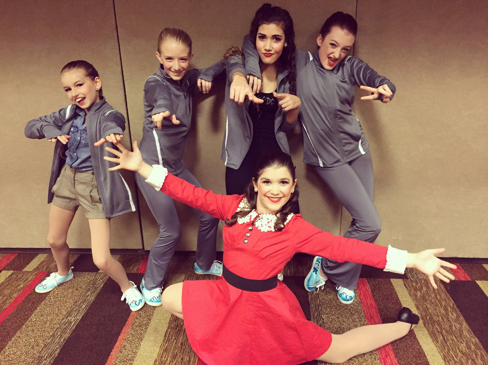 Backstage Fun At Competition