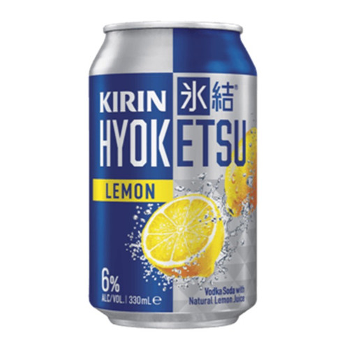 Kirin Hyoketsu Lemon Cans 6% 330mL | Davids Cellars