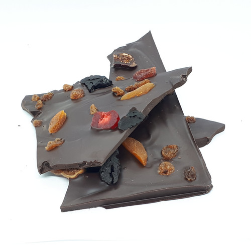 Tabletes Chocolate Negro com Frutas Desidratadas | Chocolate d'Odette