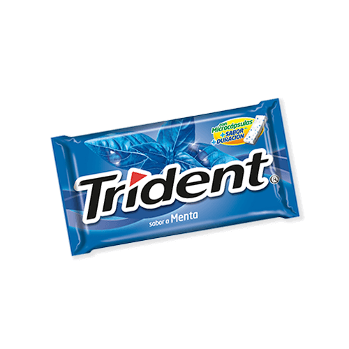 Chicle Trident Menta | Confiterías Fiesta