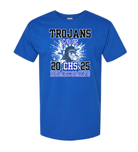 Cross High Trojans Homecoming 2025 T-Shirt | Simply Sophisticated