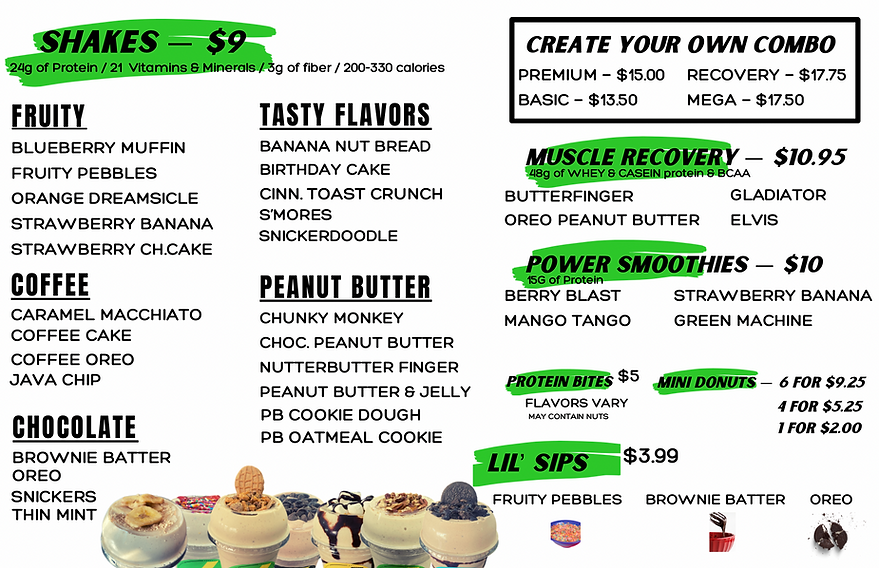 MENUS | HealthyUnutrition