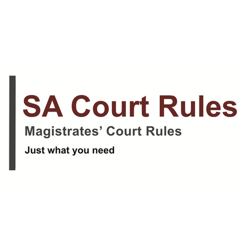 Rules of the Magistrates Courts | SA Court Rules