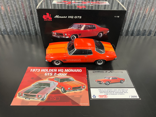 Holden HQ Monaro GTS in Tangerine with Lone O’ranger stripes | Costoys