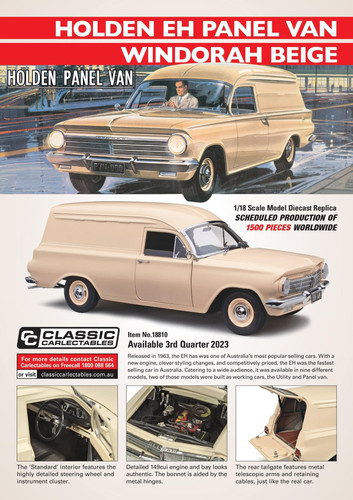 HOLDEN EH PANEL VAN WINDORAH BEIGE 1/18 | Costoys