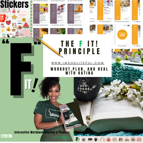 The F it! Principle: Ultimate Duo Work Book And Planner | Imsodliteful