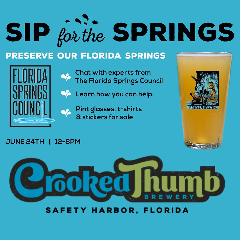 Sat June 24, Safety Harbor. Crooked Thumb Brewery