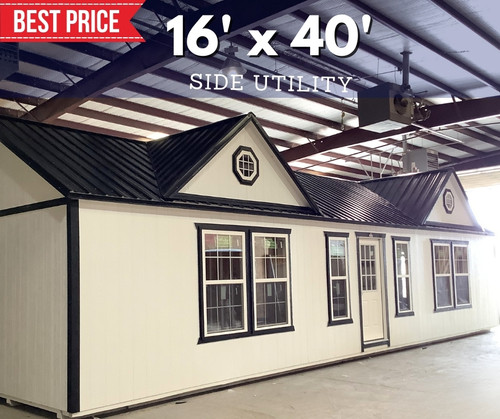 16' x 44' Side Utility Cabin Shell - Derksen | APB