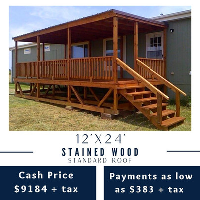 PORTABLE DECKS | Angus Portable Buildings