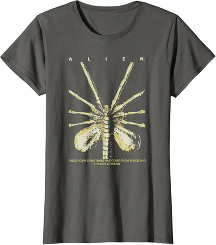 Alien 45th Anniversary Facehugger 1979 Movie Poster Space T-Shirt | LANDPC