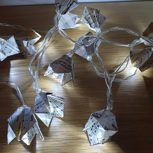 The Messiah origami flower indoor lights | Paper2Pearls