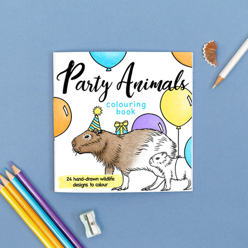 Party Animals colouring book | Wild Lines