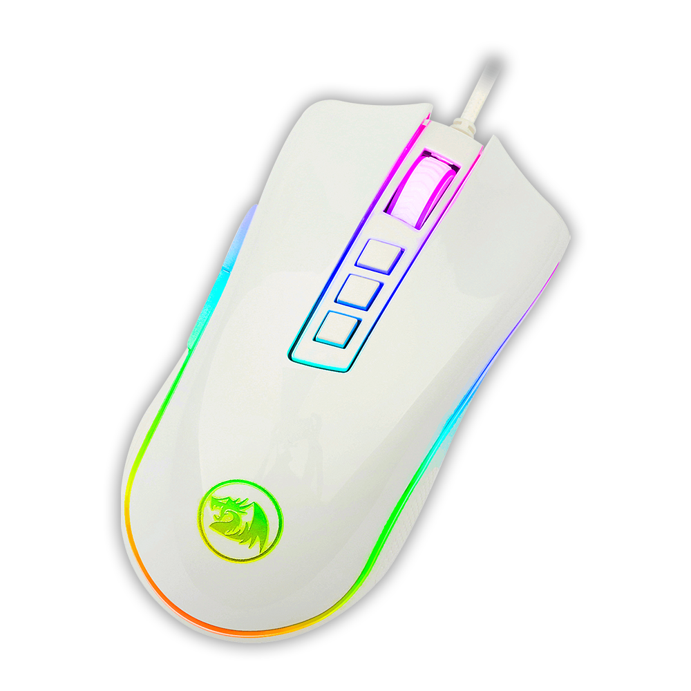 Mouse Redragon Cobra Chroma Lunar White (M711-W)