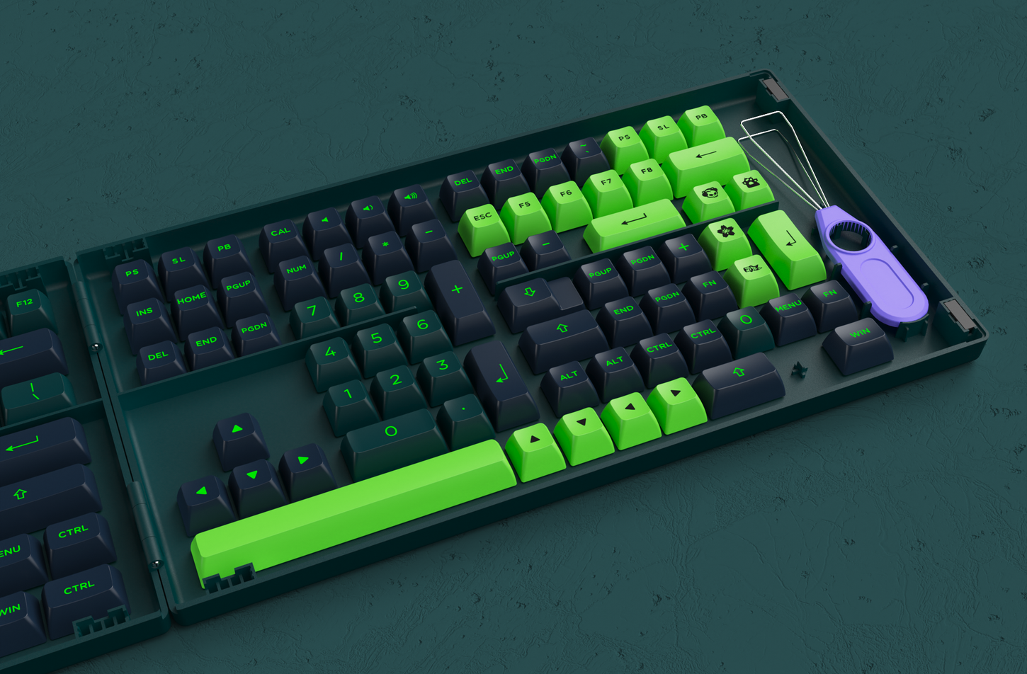 Wave Keycap Set