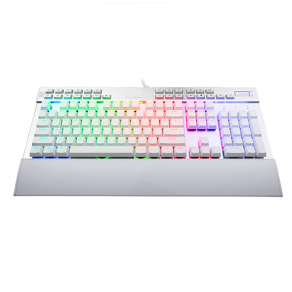 Teclado Redragon Yama White K550