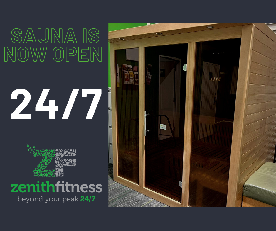 30min Sauna Reservation | Zenith Fitness
