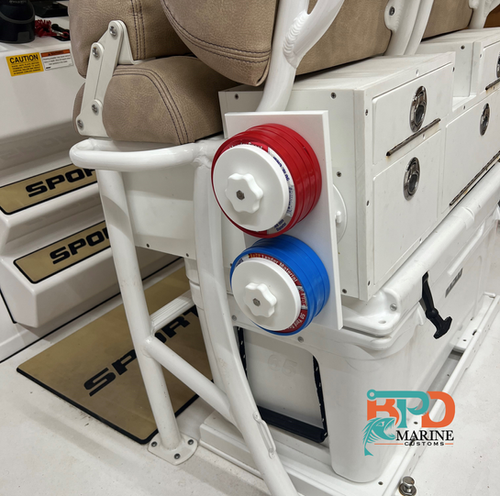 Quad Leader Spool Holder | BPD Marine Customs