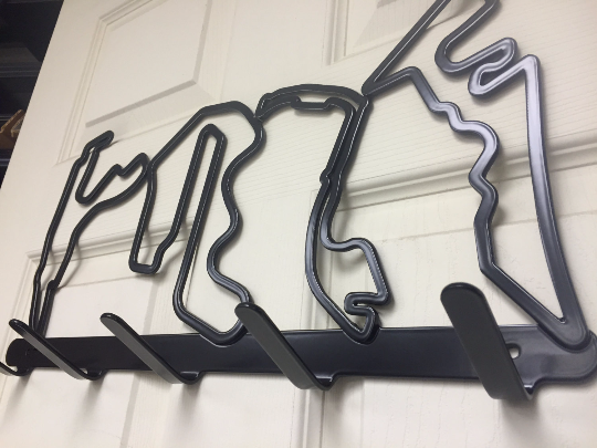 Race Track Coat Racks