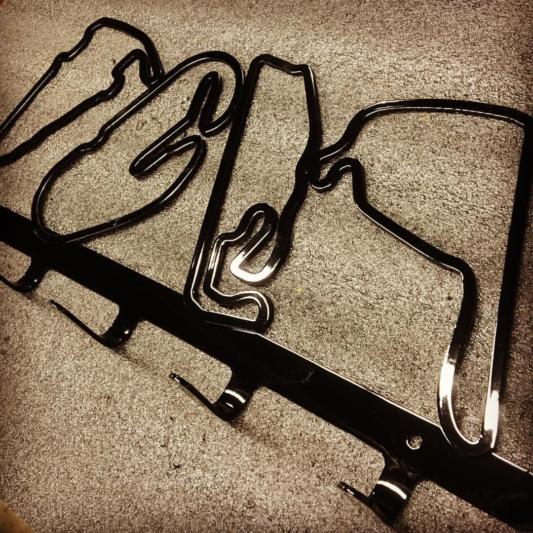 Race Track Coat Racks