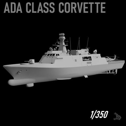 ADA Class Corvette, scale 1/350 | Yacare Scale Models