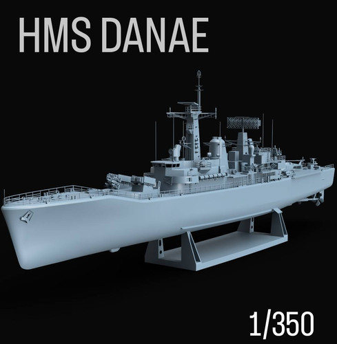 HMS DANAE, Leander Class, scale 1/350 | Yacare Scale Models