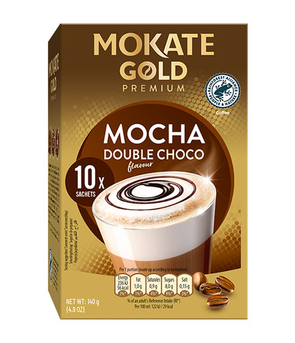 Mokate Gold Premium Mocha Chocolate Cappucino 10x14g | Foodsklep.com