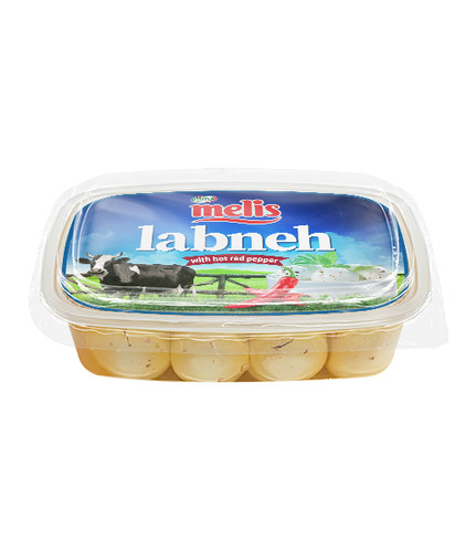 Melis Labneh Cow Milk Cheese Balls with Red Pepper 185g | Foodsklep.com