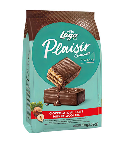 Lago Party Plaisir Milk Chocolate Wafer 250g | Foodsklep.com