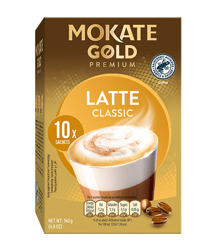 Mokate Gold Premium Classic Latte 10x14g | Foodsklep.com