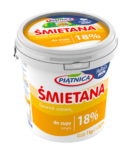 Piatnica Smietana 18% Sour Cream 1kg | Foodsklep.com