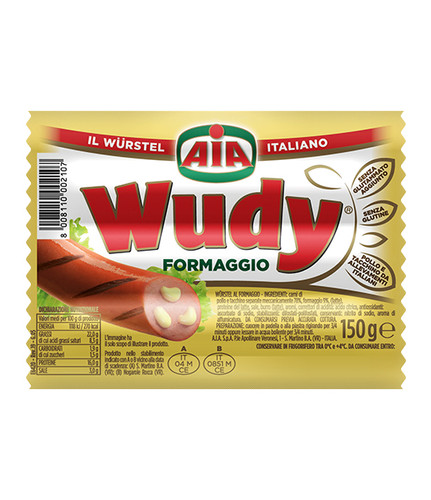 Aia Wudy Cheese Sausage 150g | Foodsklep.com