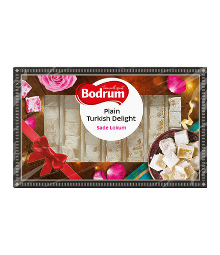 Bodrum Luxury Plain Turkish Delight 350g | Foodsklep.com