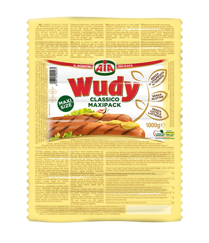 Aia Wudy Maxi Pack Sausage 1kg | Foodsklep.com