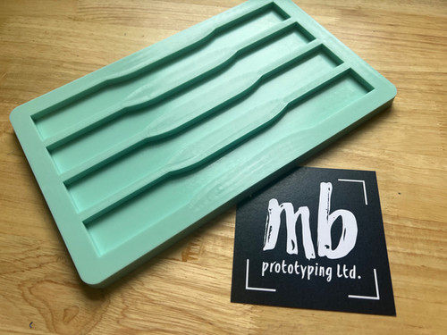 ASTM D638 Tensile Test Specimen Type 3 Silicone Mold | mb prototyping Ltd.